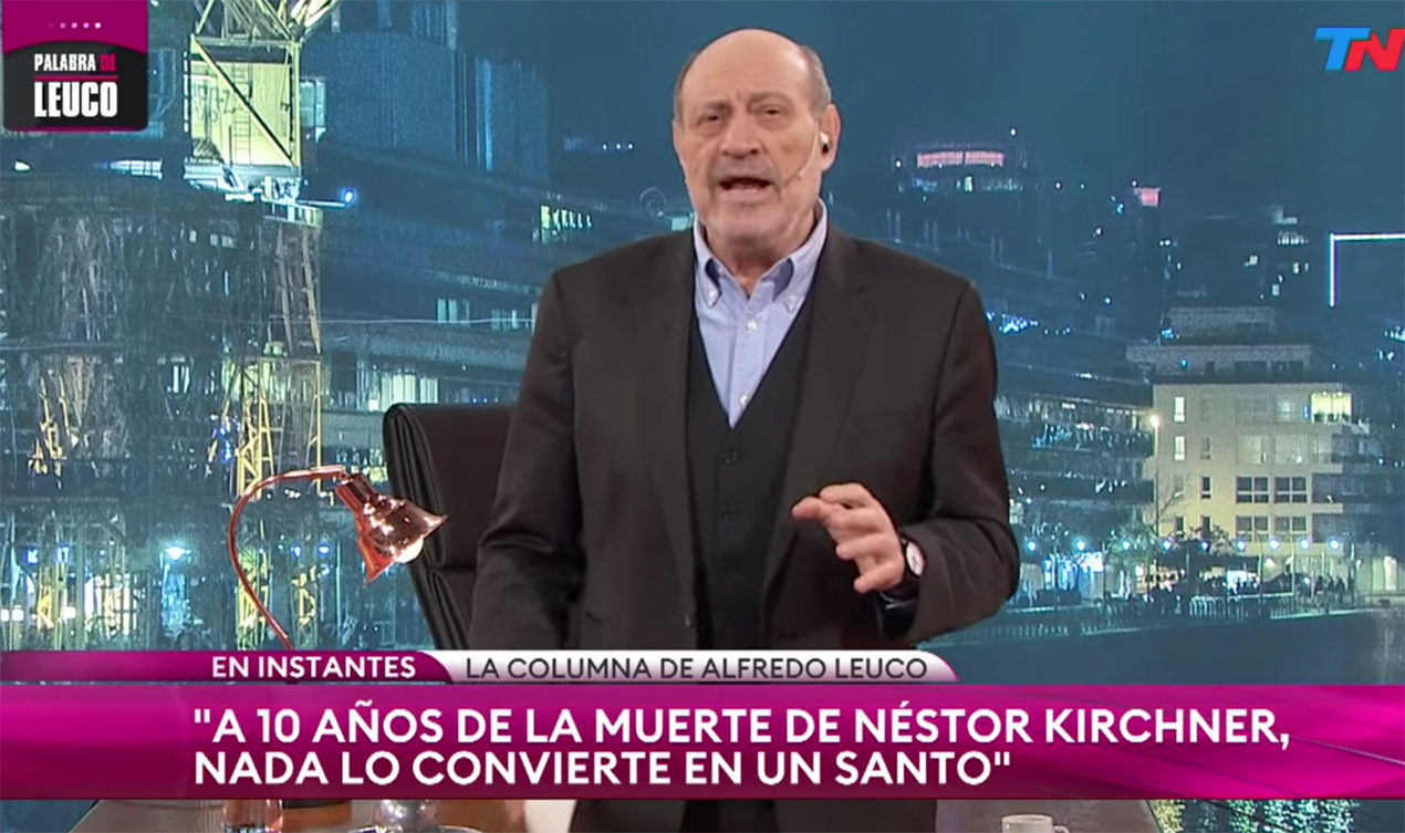 Alfredo Leuco en TN arrasó en el prime time, con el programa dedicado a descubrir el “lado B” de ...